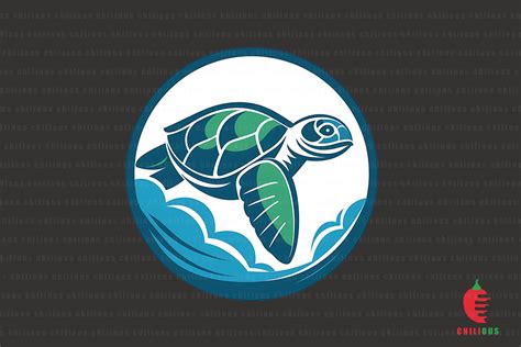 Sea Turtle Logo Png 5 Graphic By Chilious · Creative Fabrica