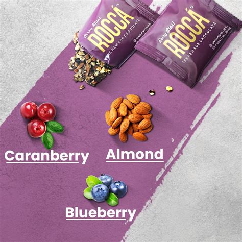 Berry RoccÁ Gourmet Berry Brittle Chocolates Pack Of 6