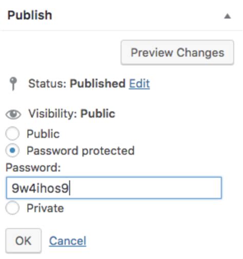 guide to wordpress password protected pages and cookie detection