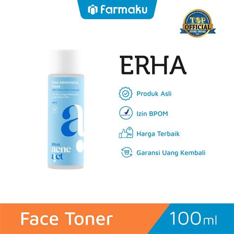 Erha Acneact Toner Witch Hazel And Zinc Gluconate Pore Minimizing Botol