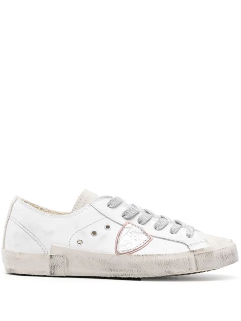 Philippe Model Paris Paris Logo Patch Sneakers White £22000 Port