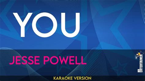 You Jesse Powell Karaoke Youtube