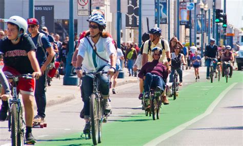 Protected Bikeways Planned For The Embarcadero San Francisco Bicycle
