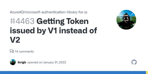 Getting Token Issued By V1 Instead Of V2 · Issue 4463 · Azureadmicrosoft Authentication