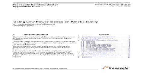 pdf using low power modes on kinetis mcus arm mbed g low