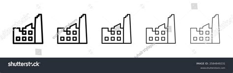Factory Breakdown Icon Vector Logo Sign Stock Vector Royalty Free