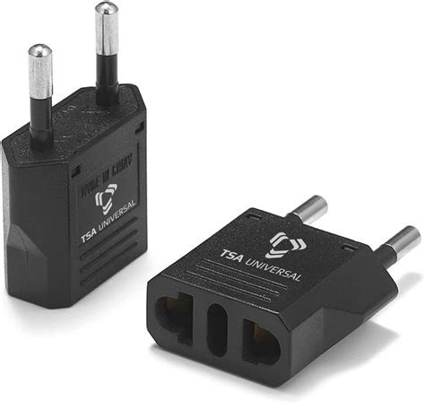 United States To Russia Travel Power Adapter To Connect North American Electrical