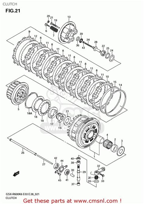 2006 Gsxr 1000 Clutch Diagram