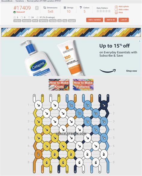 Aroace Zigzag In 2025 String Bracelet Patterns Diy Friendship Bracelets Tutorial Friendship