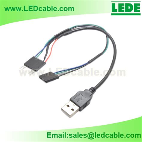 Cwh 047 Usb A Male To Dual Idc Debug Cable Shenzhen Lede Electronic Co Ltd
