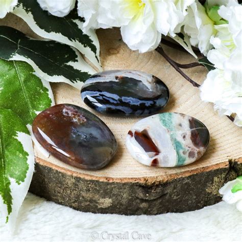 Sardonyx Pocket Stone Palm Stone Hand Stone Cabochon Natural