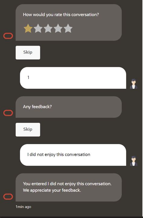 Oracle Digital Assistant Feedback Form New In 2110 Tech Trantor