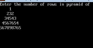 WAP To Print Pattern Like