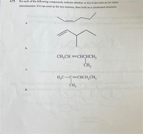 Solved 1 72 For Each Of The Following Compounds Indicate