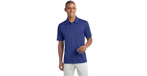 Port Authority Unisex Silk Touch Performance Polo K540 Royal Jiffy