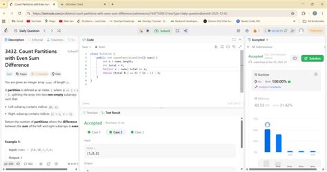100daysofcode Leetcode Codingjourney Programming Java Dsa