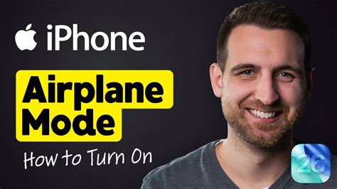 How To Turn On Airplane Mode On Iphone Ios 26 Youtube