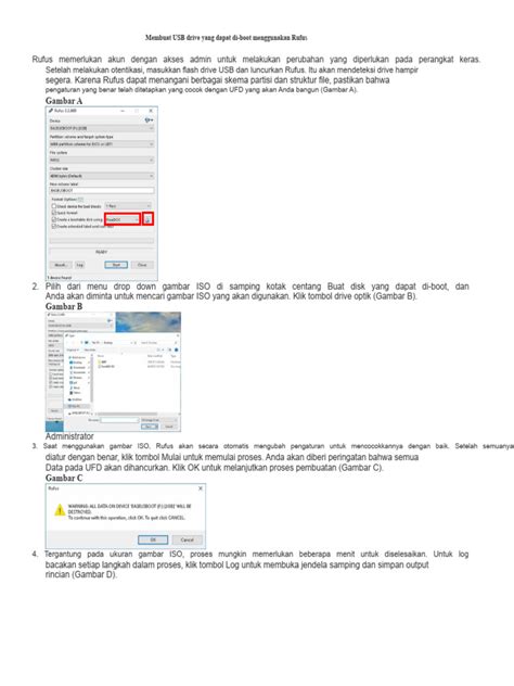 Cara Membuat Usb Bootable Dengan Rufus Pdf