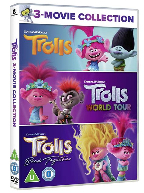Trolls 3 Movie Collection Dvd Box Set Free Shipping Over £20 Hmv