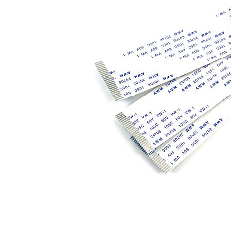 1 0mm Pitch Ffc Cable 700mm Long Opposite Side Reinforcement 24 Conductors