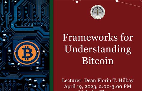 Frameworks For Understanding Bitcoin University Of The Philippines