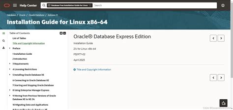 Linux 安装oracle 21clinux安装oracle21c Csdn博客