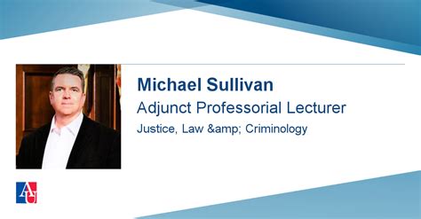 Profile Michael Sullivan School Of Public Affairs American University