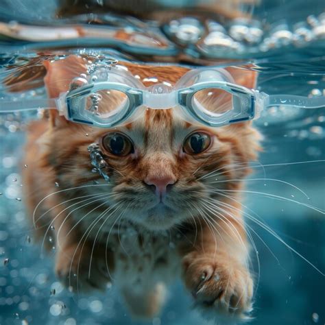 92000 Cat Swimming Pictures