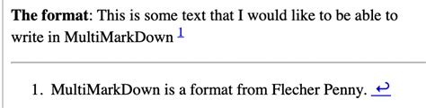 How To Do Inline Multimarkdown Footnotes Exporting From Tinderbox