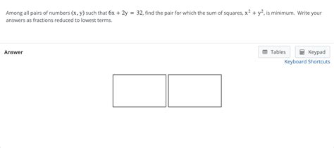Solved Among All Pairs Of Numbers X Y Such That X Y Chegg Com