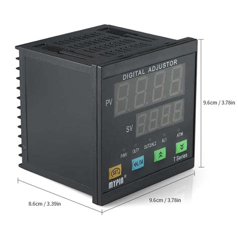 LED Digital PID Temperature Controller Alarm Relay Reader Monitor TC RTD