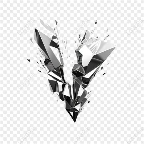 추상 천둥 기하학적 모양 3d 렌더링파도추상적인 Png 일러스트 무료 다운로드 Lovepik