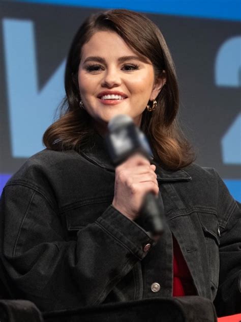 Selena Gomez SXSW Festival Black Denim Jacket Movie Jackets