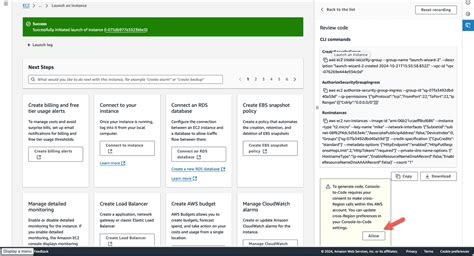 aws console to code convert ui actions into infrastructure as code