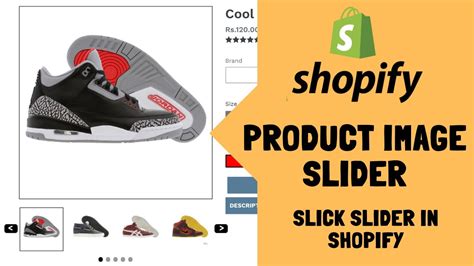 Make Product Image Thumbnail Slider With Slick Shopify Product