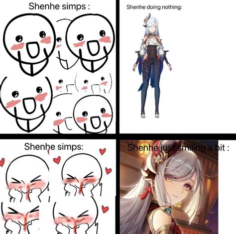 Shenhe Meme Genshin Impact Hoyolab