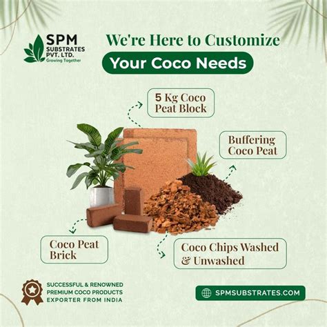 Get Customize Coco Needs Spm Substrates Peat Substrate Peat Soil