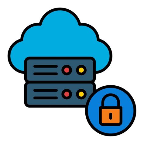 Data Security Icon Premium Vector