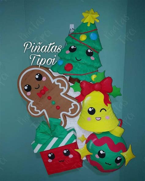Pin De Christine Carrow En Christmas Mini Pinatas Piñatas Navidad