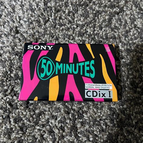 Sony Cdix I 50 Min Blank Cassette Tape Hobbies And Toys Music And Media