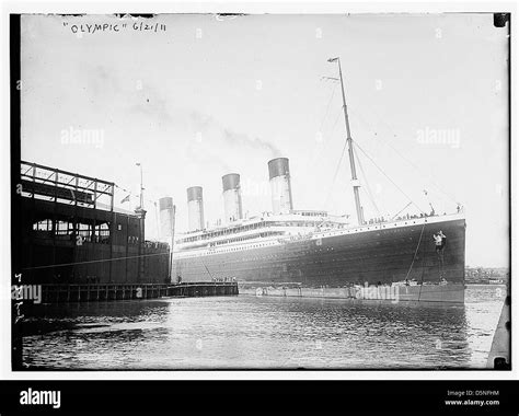 This Photograph Depicts The Rms Olympic An Olympic Class Ocean Liner