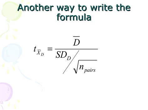 T Test Statistics Ppt
