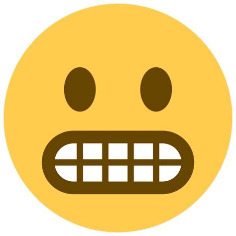 Nervous Smiley Face Text