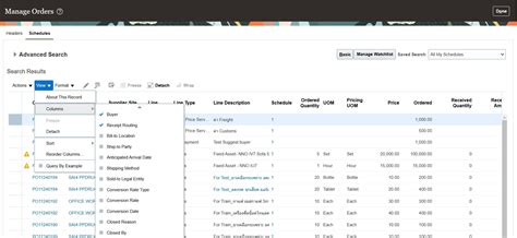 How Can I View The Requester Or Preparer Of A Requisition In The Manage Order Po Search Results