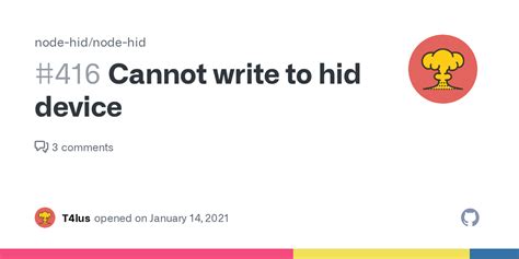 cannot write to hid device · issue 416 · node hid node hid · github