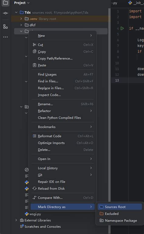 在pycharm中如何解决unresolved reference问题 hanswei 博客园