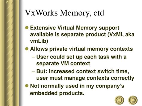 ppt vxworks and memory management powerpoint presentation free