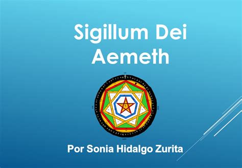 Sigilum Dei Aemeth Claves De Salomón Claviculas De Salomon Etsy España