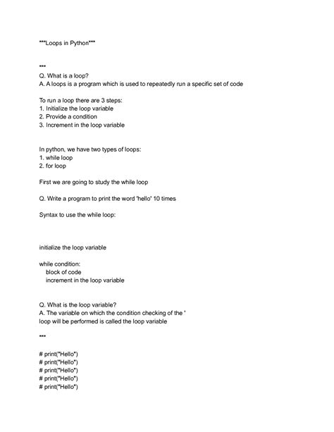 Solution 11 Loops In Python 7 June Py Studypool