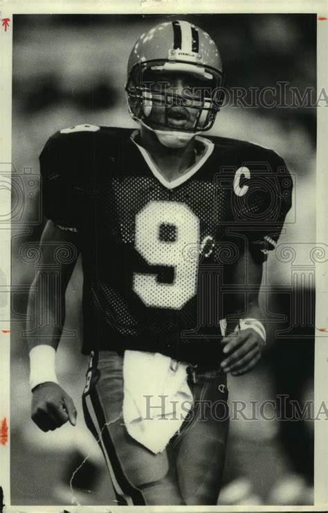 1990 Press Photo Syracuse University Football Quarterback Don Mcpherso